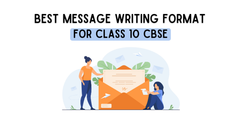 Best Message Writing Format for Class 10 CBSE